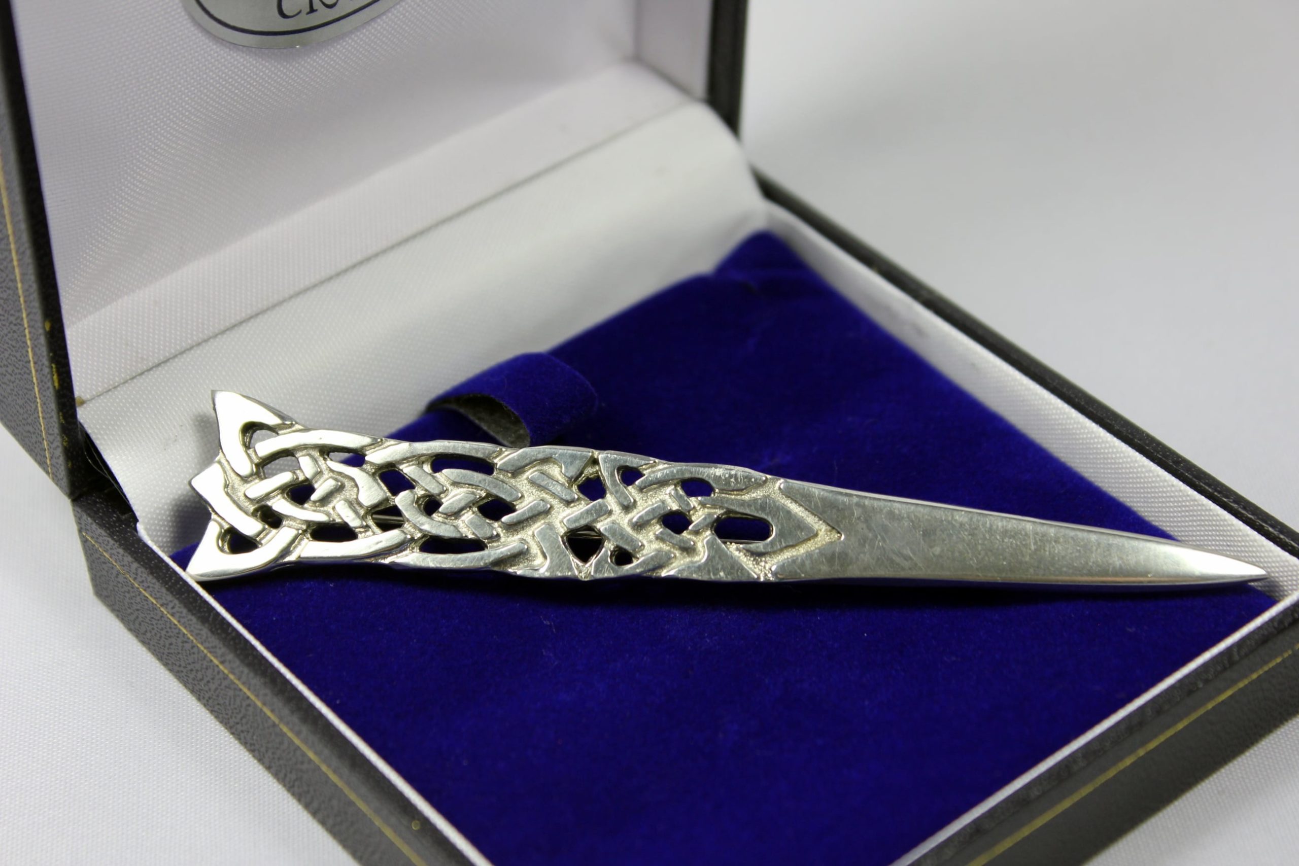 Celtic Interlace Pewter Large Kilt Pin Handmade In Scotland ...