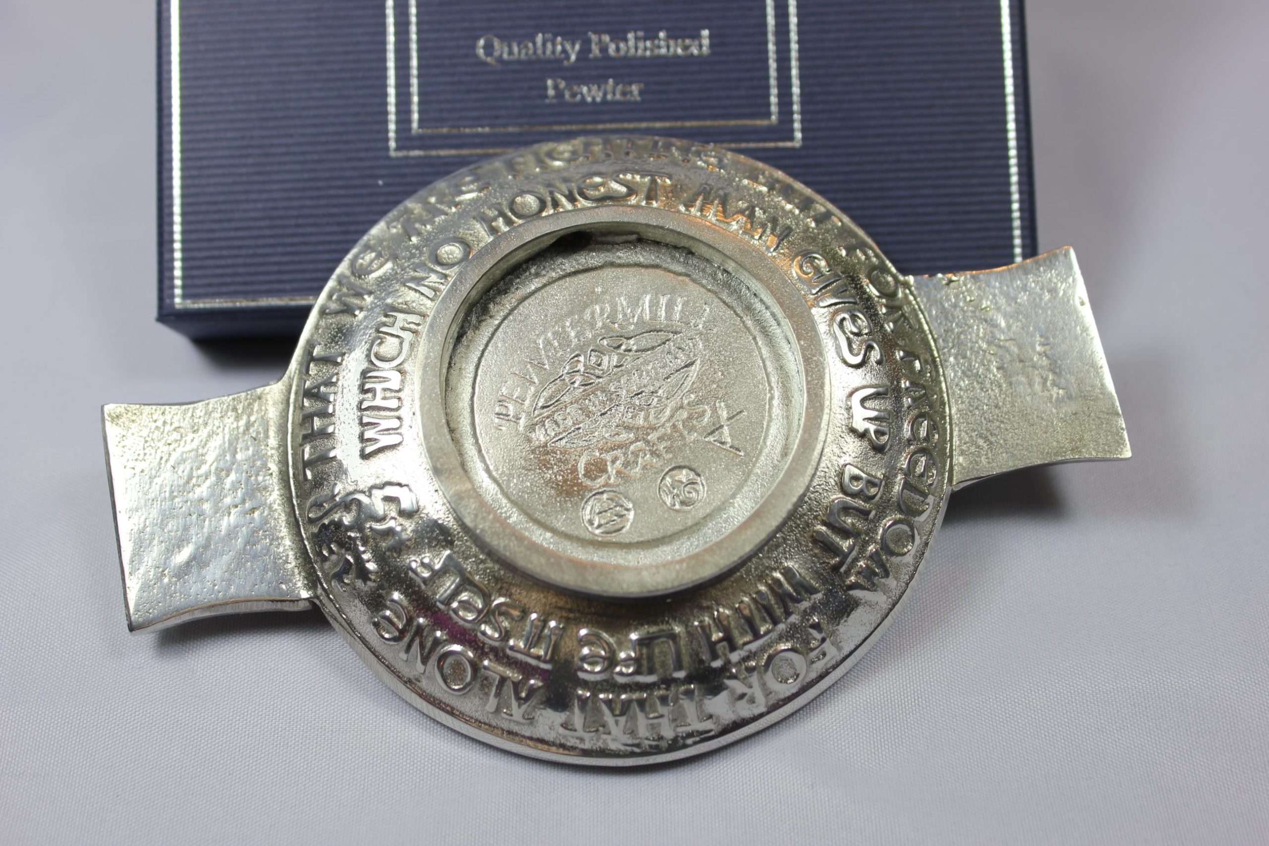 Toasting Quaich Embossed With The Declaration Of Arbroath ...