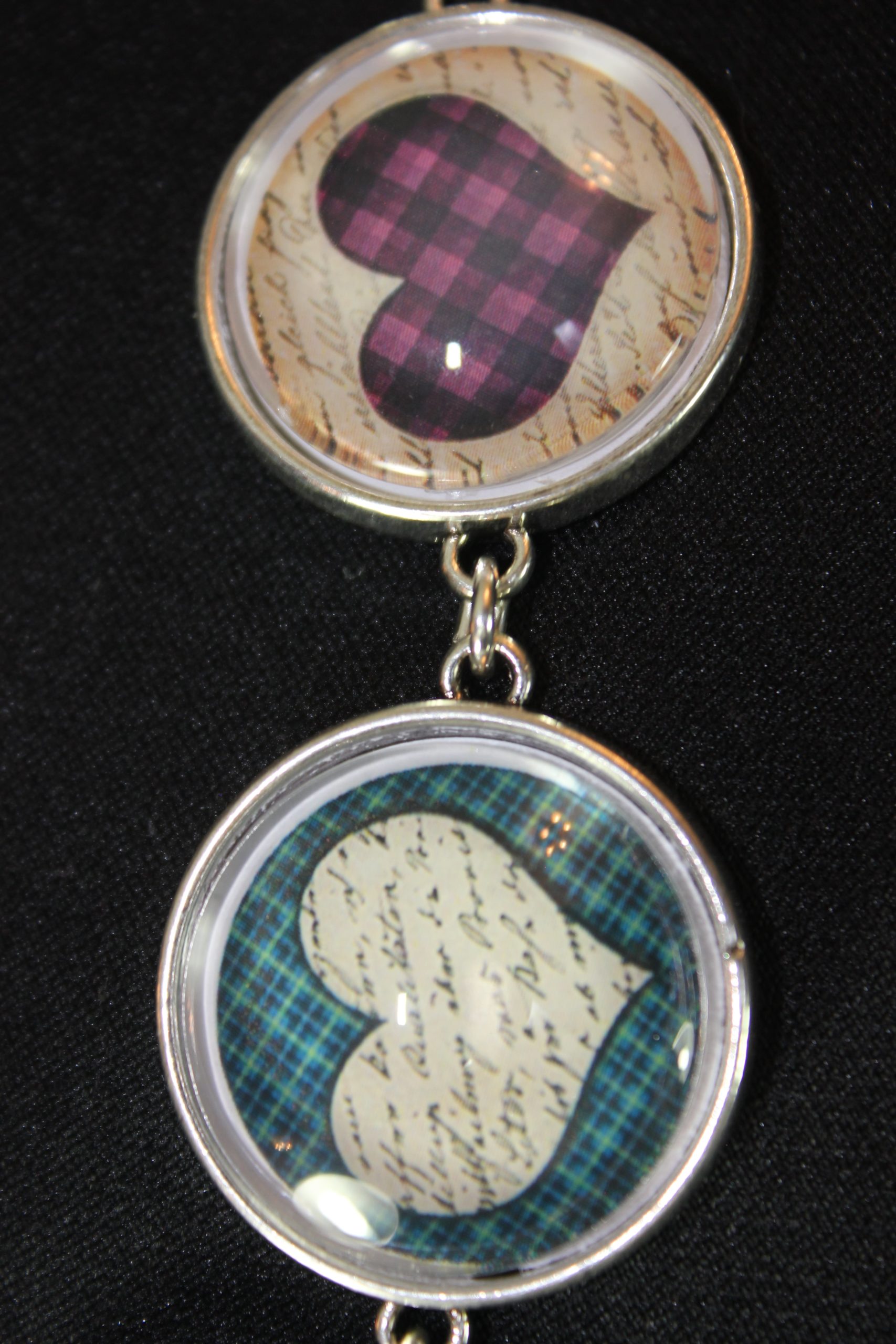 Stag & Tartan Heart Costume Necklace. - onemoregift.co.uk